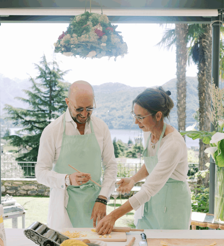 Learn secret family recipes on our Lake Como Cooking Class